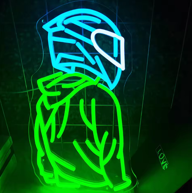 Custom Racer Figure Neon Signs, Indoor & Outdoor Use| Alibaba.com