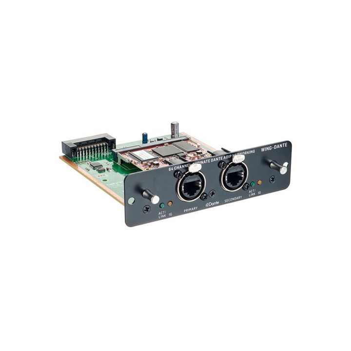 Behringer Wing-Dante 64-Channel Expansion Card for WING Mixer