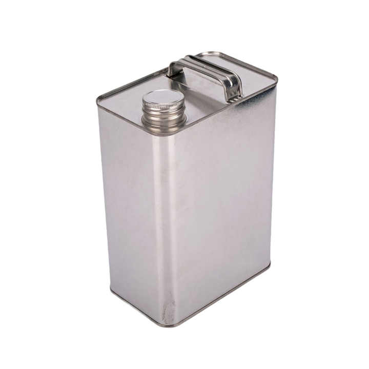 RunLin Recyclable 4L Square Tin Cans with Screw-On Lids for Olive Oil ...