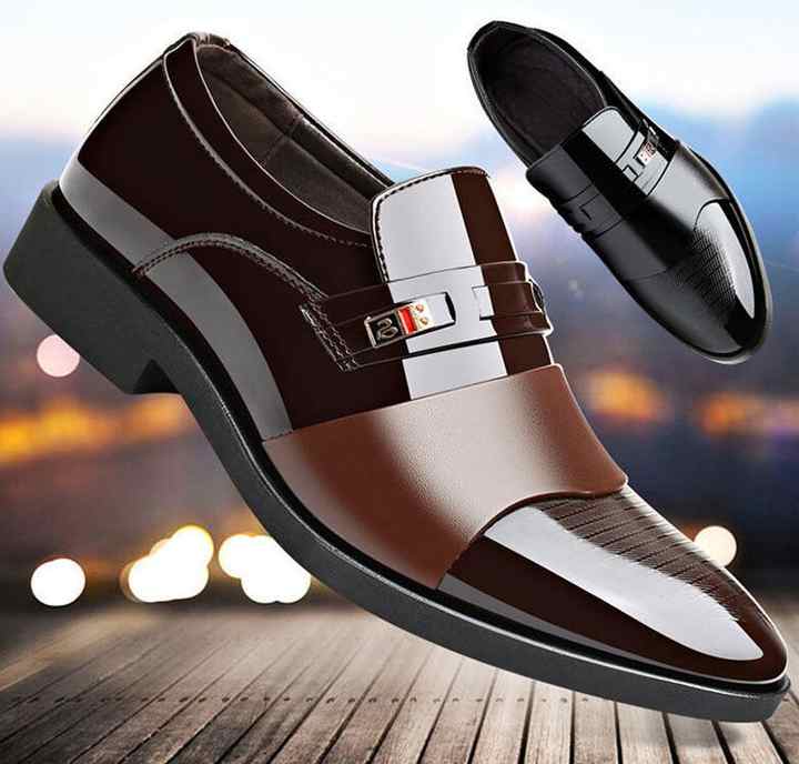 Men's Formal Office Shoes - Anti-Slippery & Comfortable
