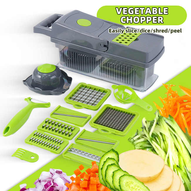 12 in 1 Hand Held Kitchen Utensils - Versatile & Durable