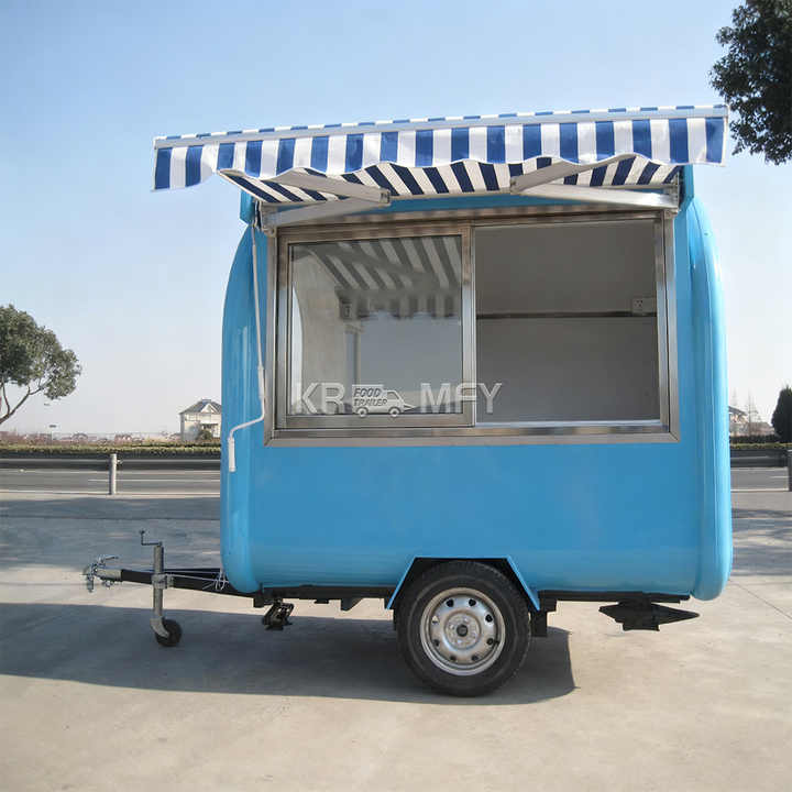 Ice Cream Concession Cart Trailers Towable Coffee Business Truck Mobile ...