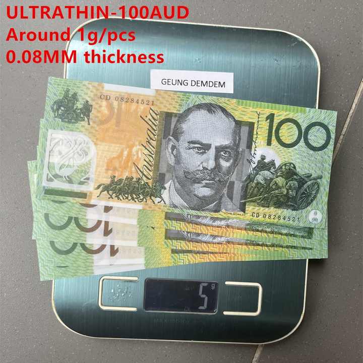 Top Quality Polymer AUD Prop Money - Trending & Environmentally Friendly