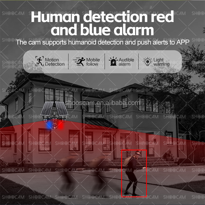 New Aov 20mp 4g Solar Camera Outdoor Ptz Motion Detection With Alarm ...
