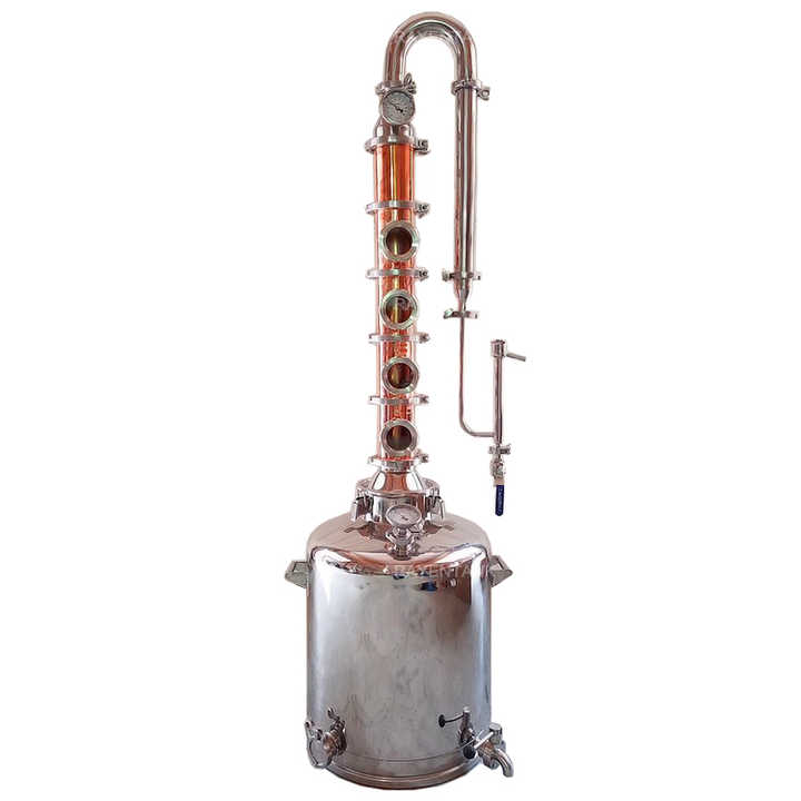 Red Copper Sight Glass Alcohol Distiller Column Fittings Stiller Sight ...