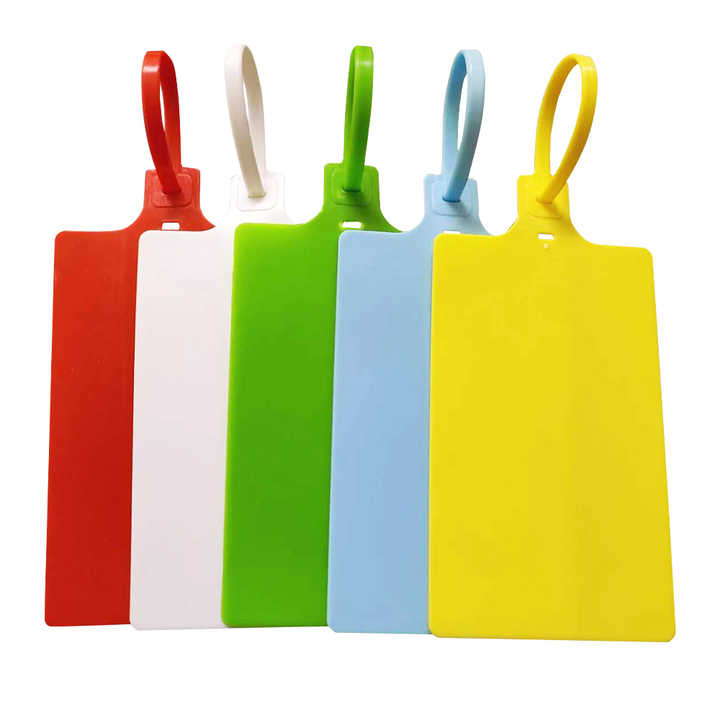 250mm Disposable Plastic Seals Logistics hang Tags Hanging Labels ...