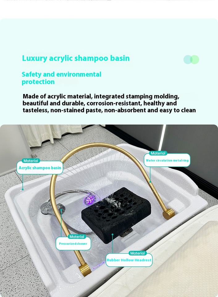 Massage Head Basin - Beauty Bed Grafting Therapy Instrument