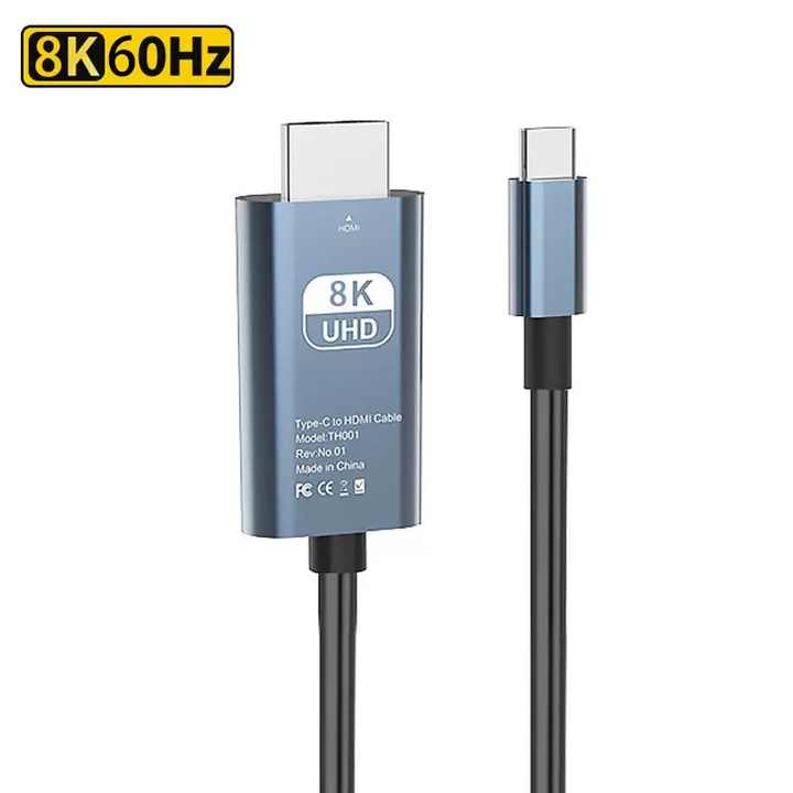 TUTI Low Price 8K60Hz USB C to HDTV Cable 2m Type C Adapter HDTV ...
