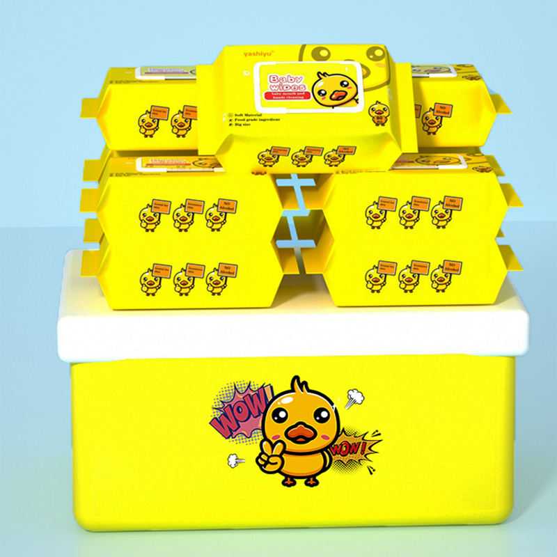 OEM Yellow Packaging Wet Wipes with Storage Box| Alibaba.com