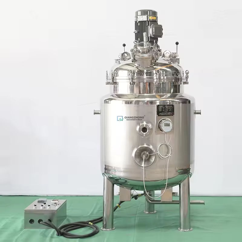 QIANGZHONG CE ISO Stainless Steel Electric Heating Vacuum Emulsifying ...