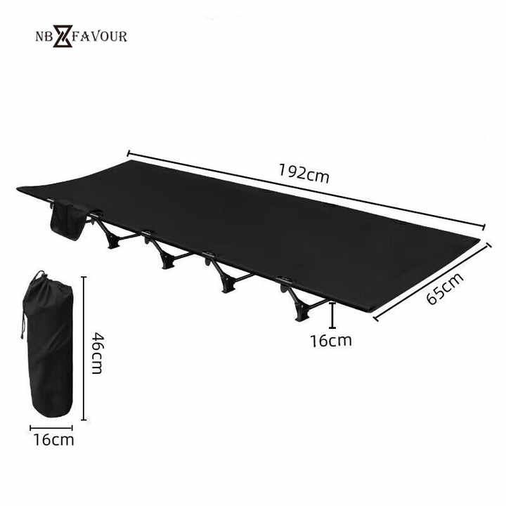 NB-FAVOUR Portable Camping Cot - Ultralight & Foldable