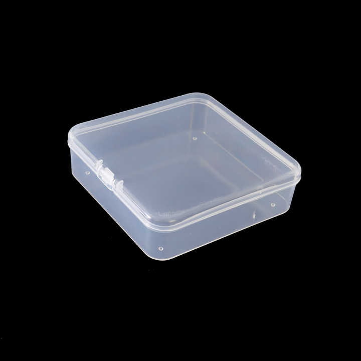 Custom Plastic Container Card Case Thin Slim Thin Plastic Package White ...