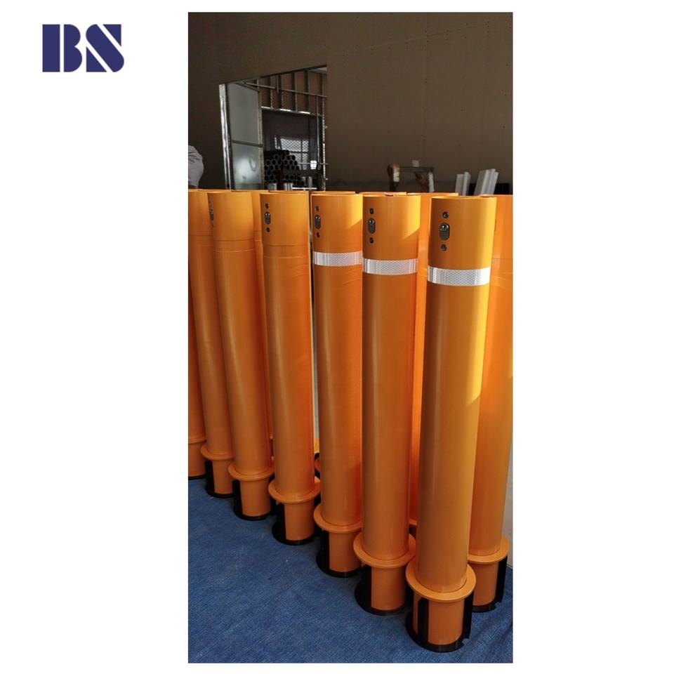 Parking Steel Bollard Outdoor Manual Removable Lockable Traffic Barrier ...