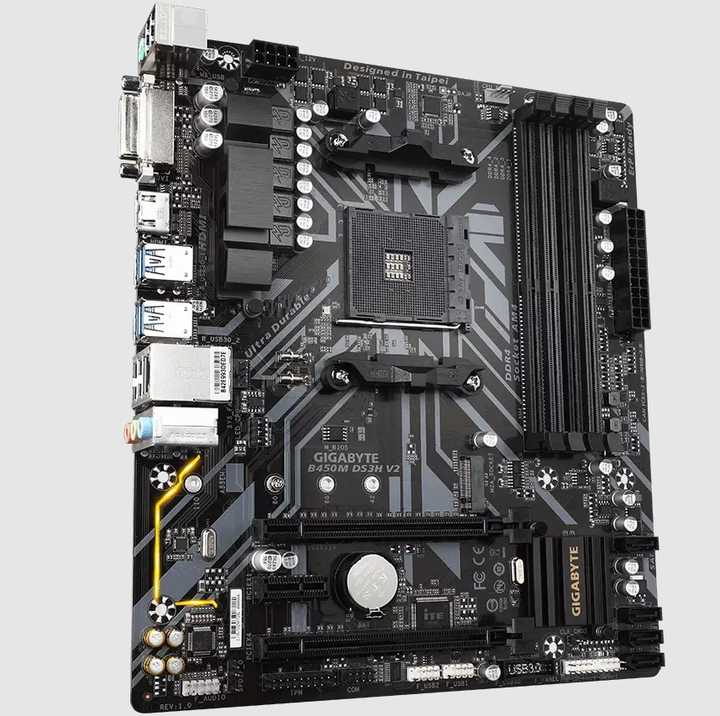 For GIGABYTE B450M DS3H V2 AM4 Gaming Motherboard AMD Ryzen AM4 AMD ...