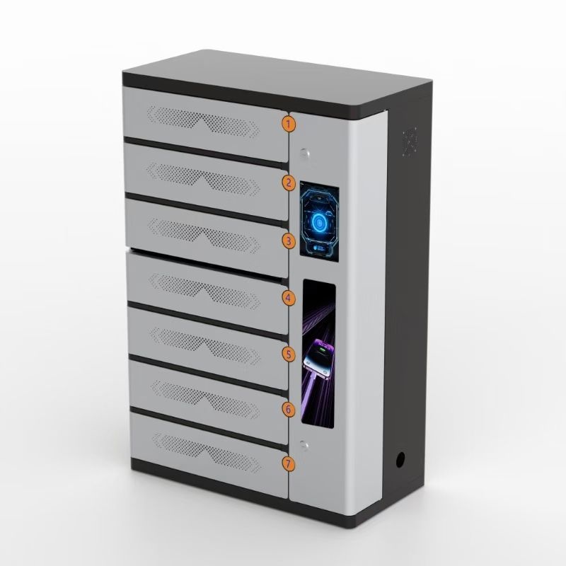 7 Bay Secured Tablet Charging Station Locker| Alibaba.com