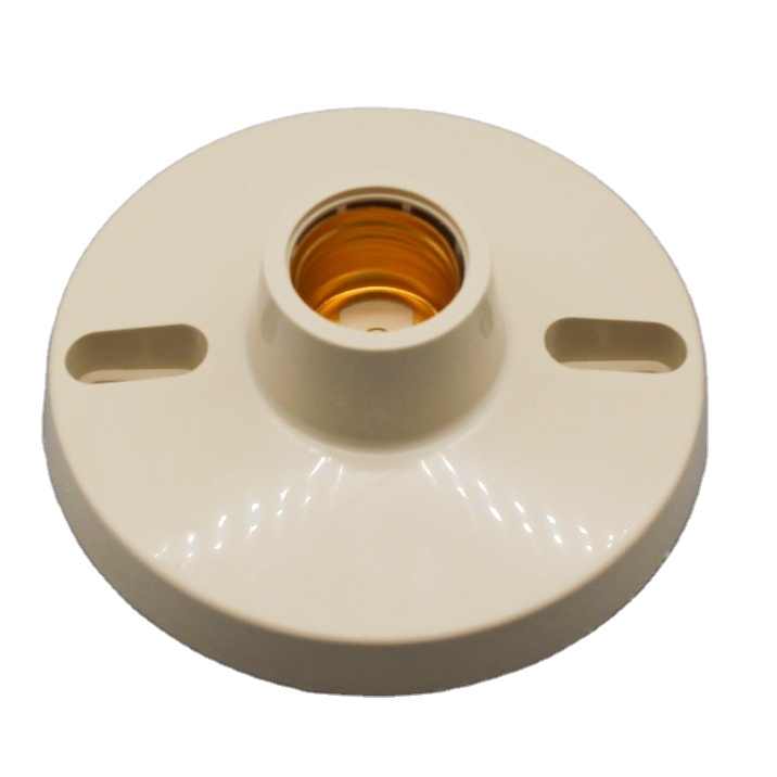 Industrial Universal Socket Types White Round Bakelite Ceiling E27 Lamp ...