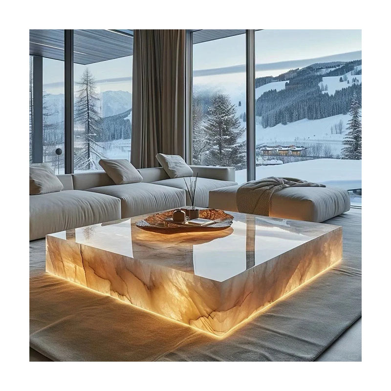 Wholesale onyx dining table marble For Glamorous Reflective Surfaces Alibaba