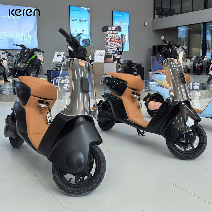Keren 2 Wheel 7 Colors Light Shield White Black 48V Battery