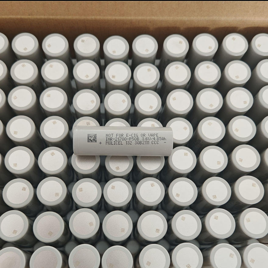 Molicel P50B 5000mAh 3.6V 50A Battery New INR21700 Cylindrical Lithium ...