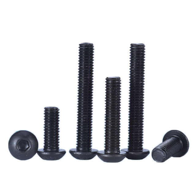 ISO 7380 Hex Socket Head Cap Screw Grade 8.8 10.9 Carbon Steel Black ...