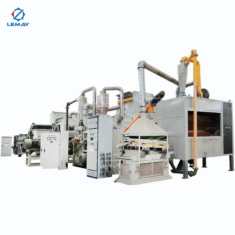 1000kg/h Durable Solar Panel Recycling Machine for Industrial PV Waste ...