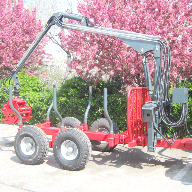 Small Timber Trailer 1T ZM1002 - Reliable Agro-Forestry Equipment