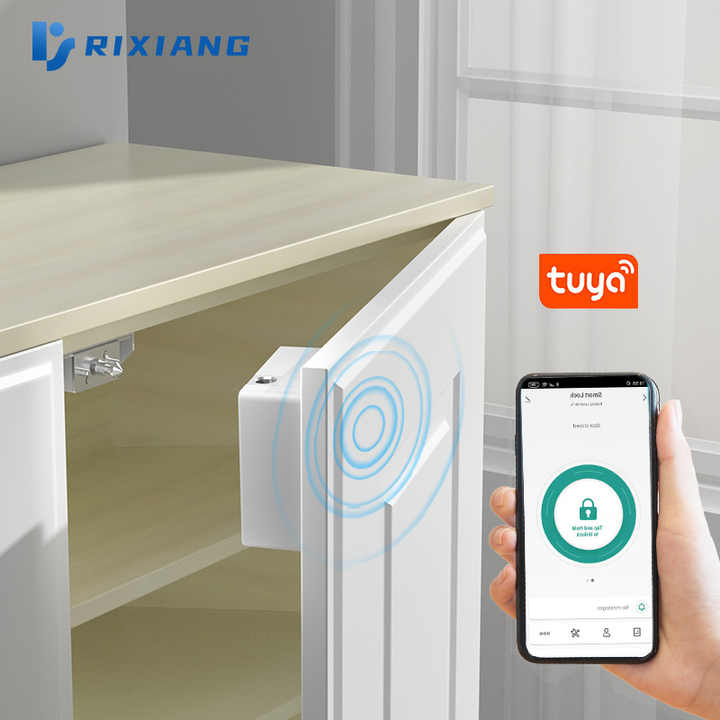 NFC Tuya Smart Lock Keyless Cabinet Door Lock Hidden Rfid Cards App ...
