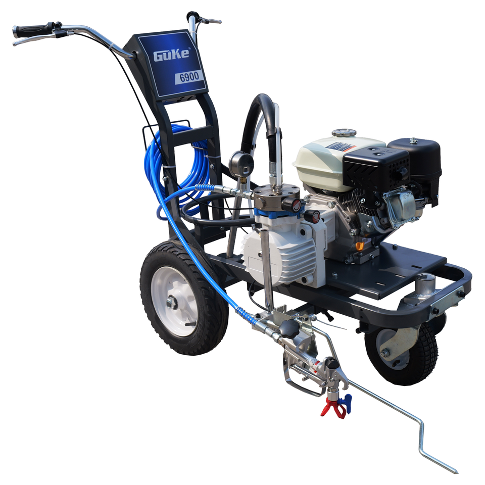 Parking Lot Line Striping Machine Road Marking Paint Applicator Cold ...