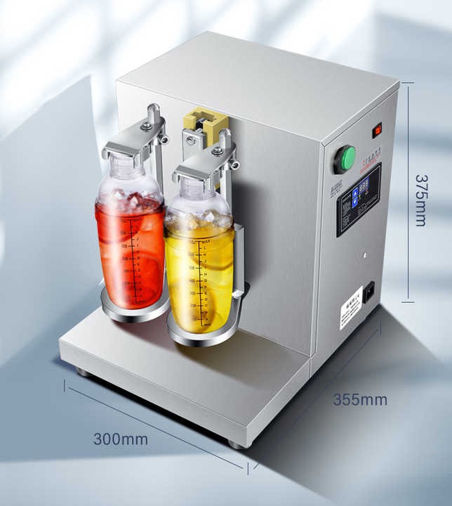 Boba Shaker Bubble Tea Shaking Machine Double-head Pearl Milk Tea ...