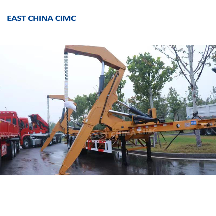 Heavy Duty Transportation Side Load Container Trailer With Hydraulic ...