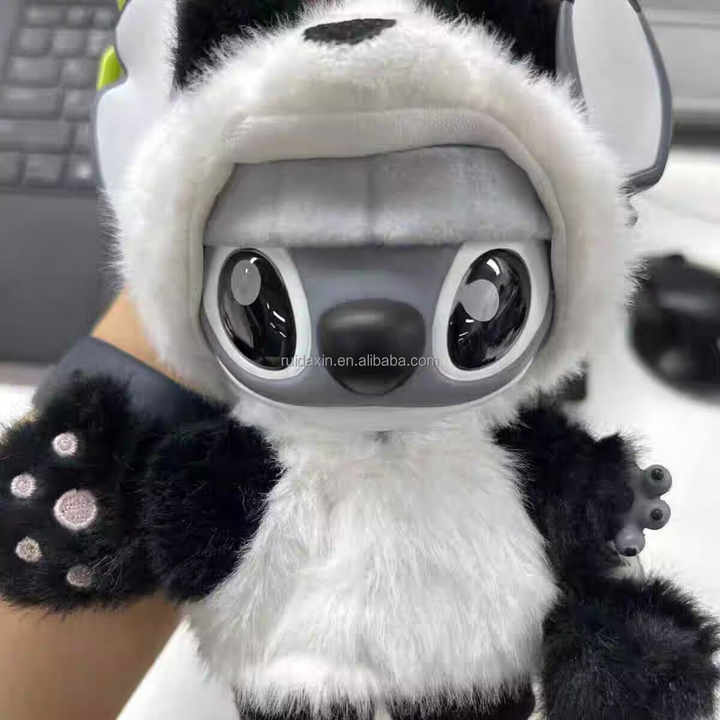 Genuine MINISO Stitch GenZ Streetwear Limited Edition Panda Vinyl Plush ...