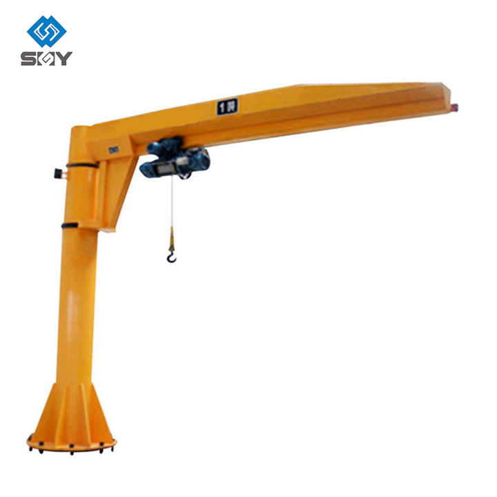 Cantilever Arm Swing Jib Crane 100kg 125Kg 250kg Portable Mini Crane 270 Degree Rotating ...