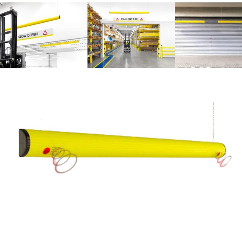 Forklift Overhead Anti-Collision Bar Chain Mount With Light and Sound ...