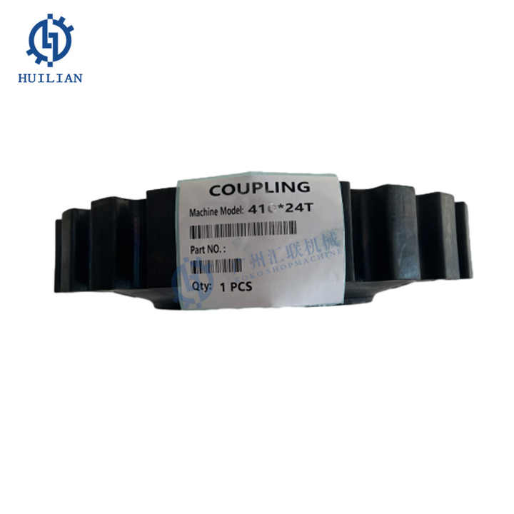 410-24T Flexible Hydraulic Pump Rubber Coupling Assy Excavator Shaft ...