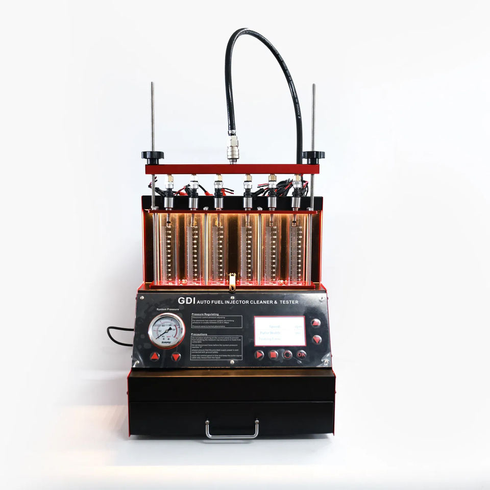 Fuel Injector Cleaning Tester Machine Car 6 Cylinders Heating Cleaner ...