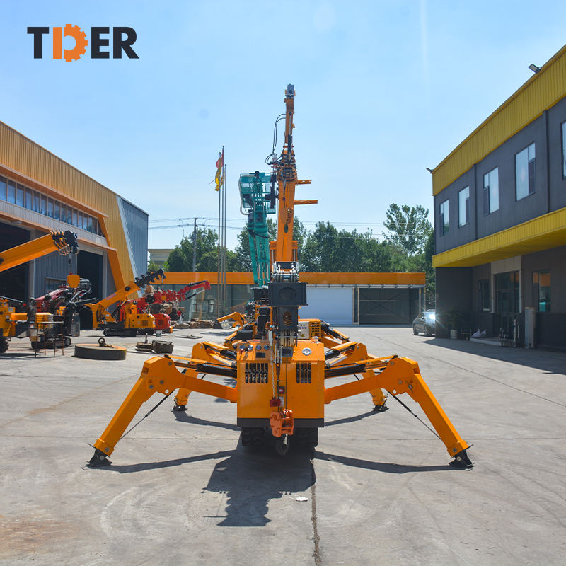 TDER Spider Crane 3 Ton Mini Spider Crane 11m Spider Crawler Crane with Remote Control| Alibaba.com