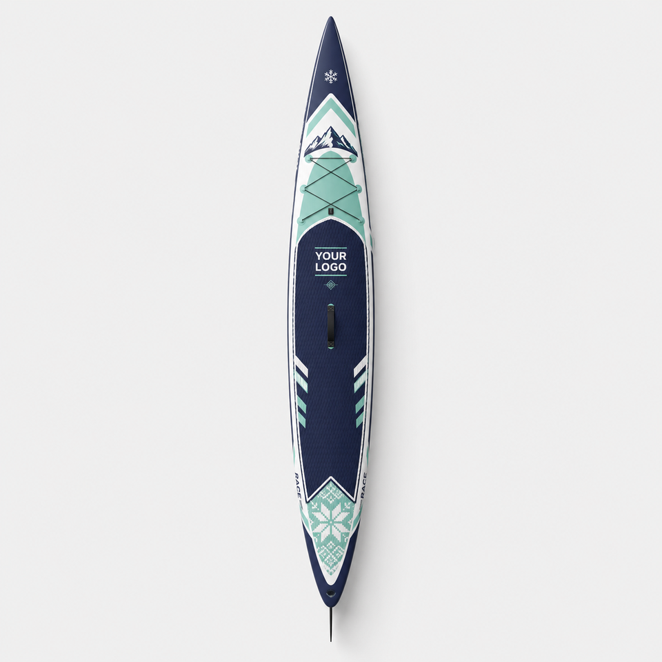 Inflatable Race Paddleboard Carbon Rail EVA Grip Deck Lightweight ...