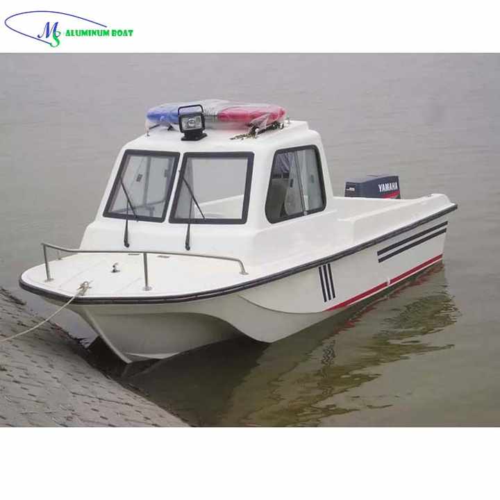 Fiberglass Patrol Boat for Sale 5.2m 130hp Fishing Boat for Europe ...