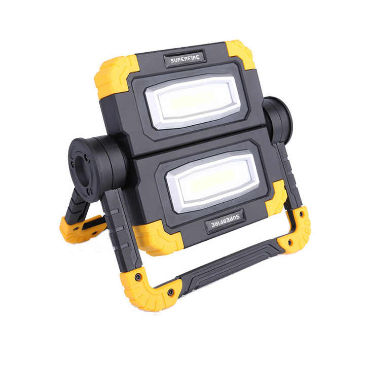 Portable Rechargeable LED Cob Working Light Foldable Multifunctional ...