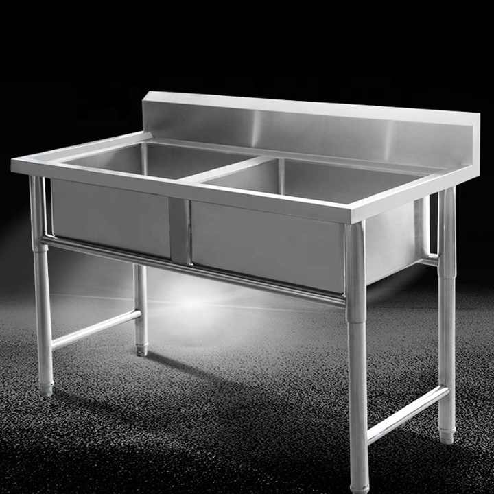 Commercial Restaurant Wash Basin Kitchen Sink Stainless Steel Bowl ...