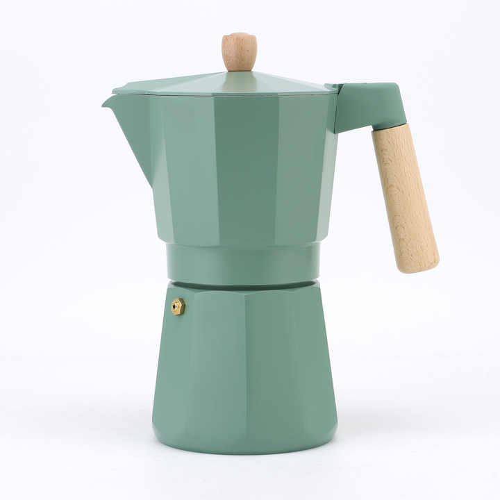 Environmentally Friendly Custom Color Moka Pot - 3/6/9/12 Cups