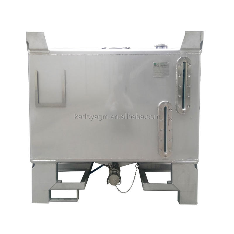 2000L Stainless Steel Fuel Storage IBC Tote Tank - Safe & Durable
