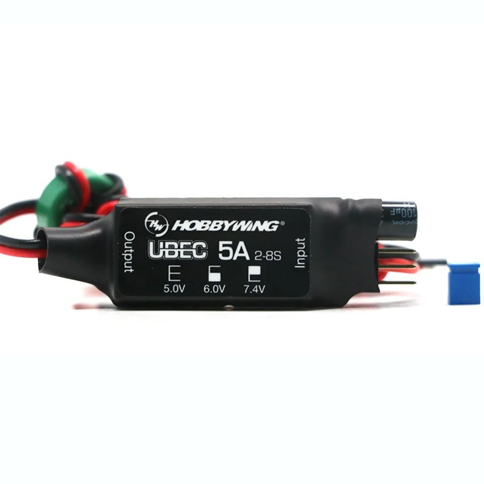 Hobbywing 5A UBEC V2 Air High Voltage Regulator Module 2-8S 5V 6V 7.4V ...