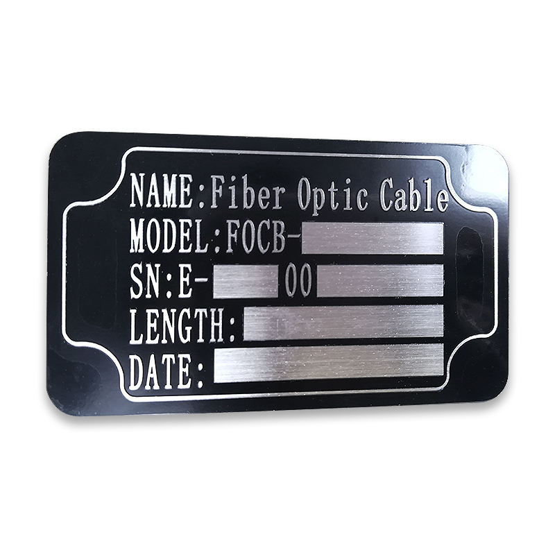 Custom Printed Engraved Generator Metal Name Plate Tag Label Alu ...