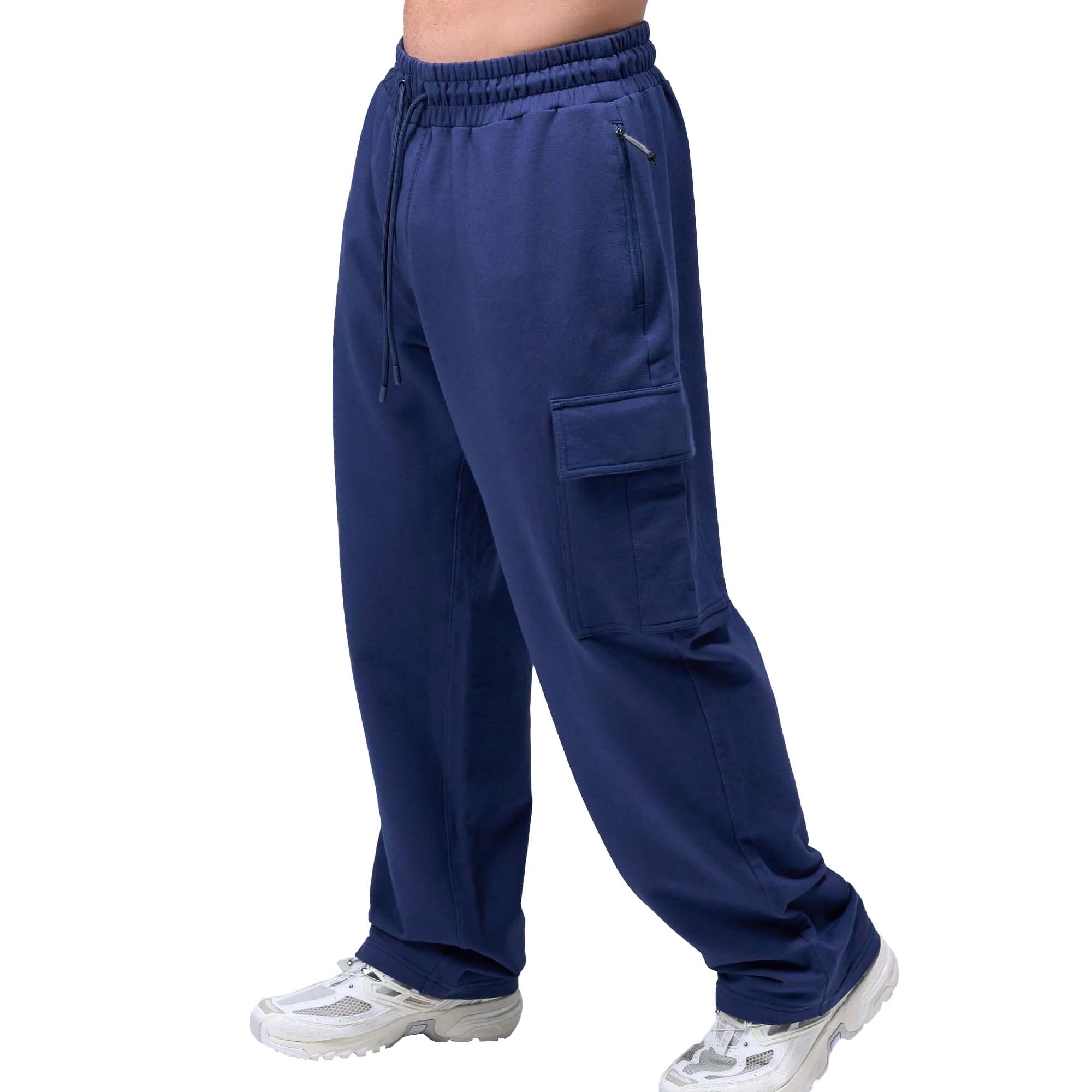 Shop OEM Cotton Polyester Cargo Sweatpants with Custom Embroidery