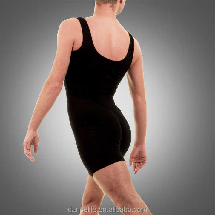 A2626 black dance unitard wholesale gymnastics leotards boy tank ballet ...