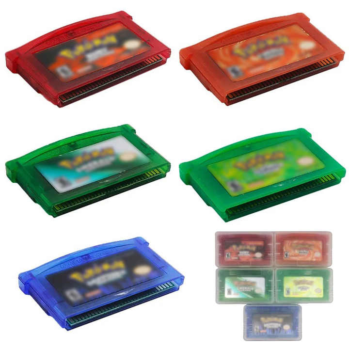 High Quality Video Game Cartridge Console Card Poke mo Game Card ...