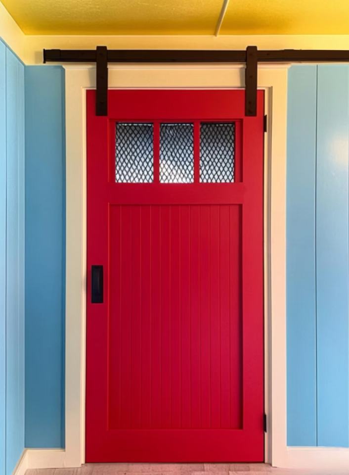Sliding Wood Interior Barn Doors& Wooden Doors for Bedrooms Paint ...