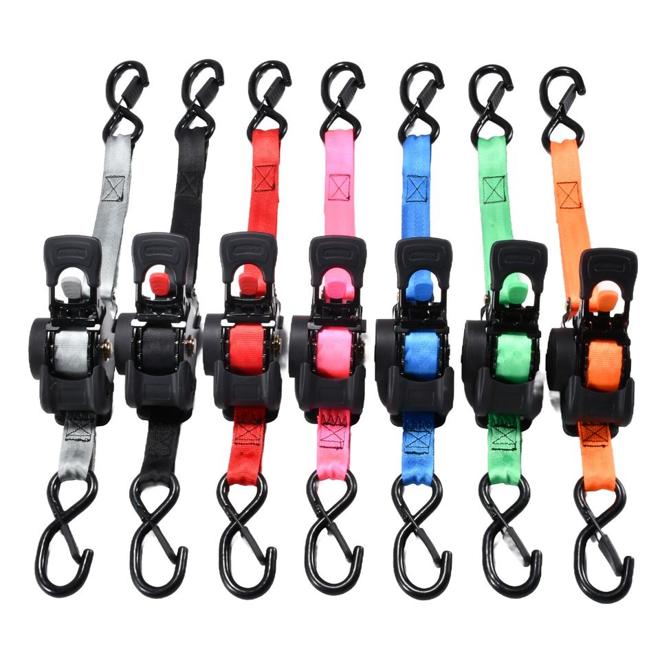 1" 1760lbs Anti-UV Automatic Ratchet Straps Retractable Ratchet Tie ...