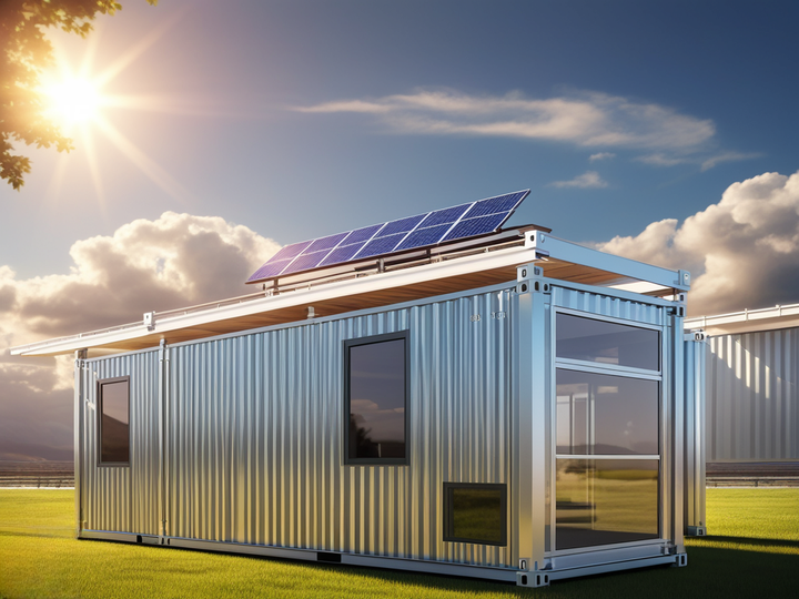 20ft 40ft Fast Install Solar Powered Expandable Container House for ...